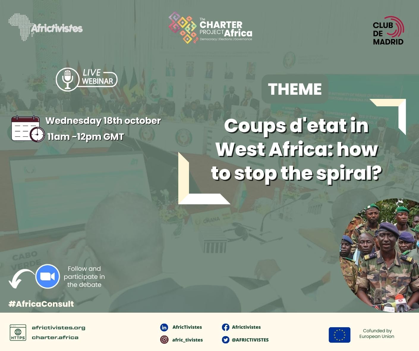 Coups d'etat in West Africa: How to stop the spiral? | Club de Madrid