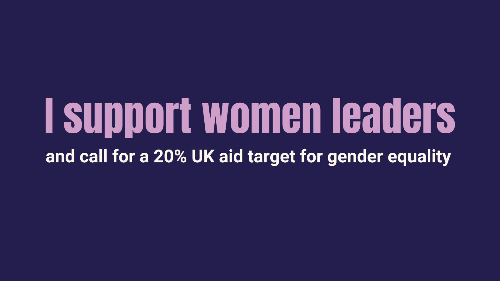 More than 90 activists call on UK Government to back women UK Aid